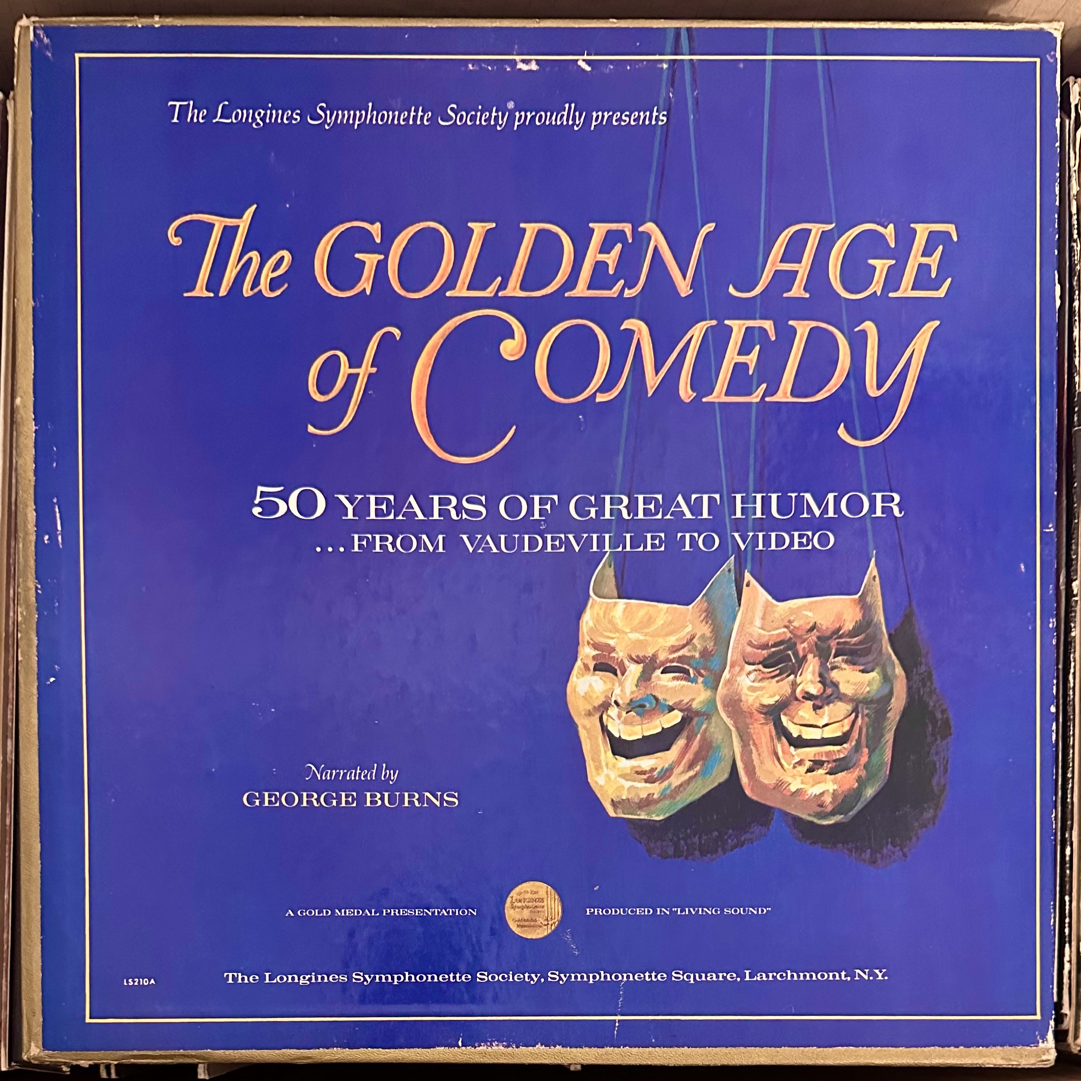 The Golden Age of Comedy, narrated by George Burns (Vinyl record album ...
